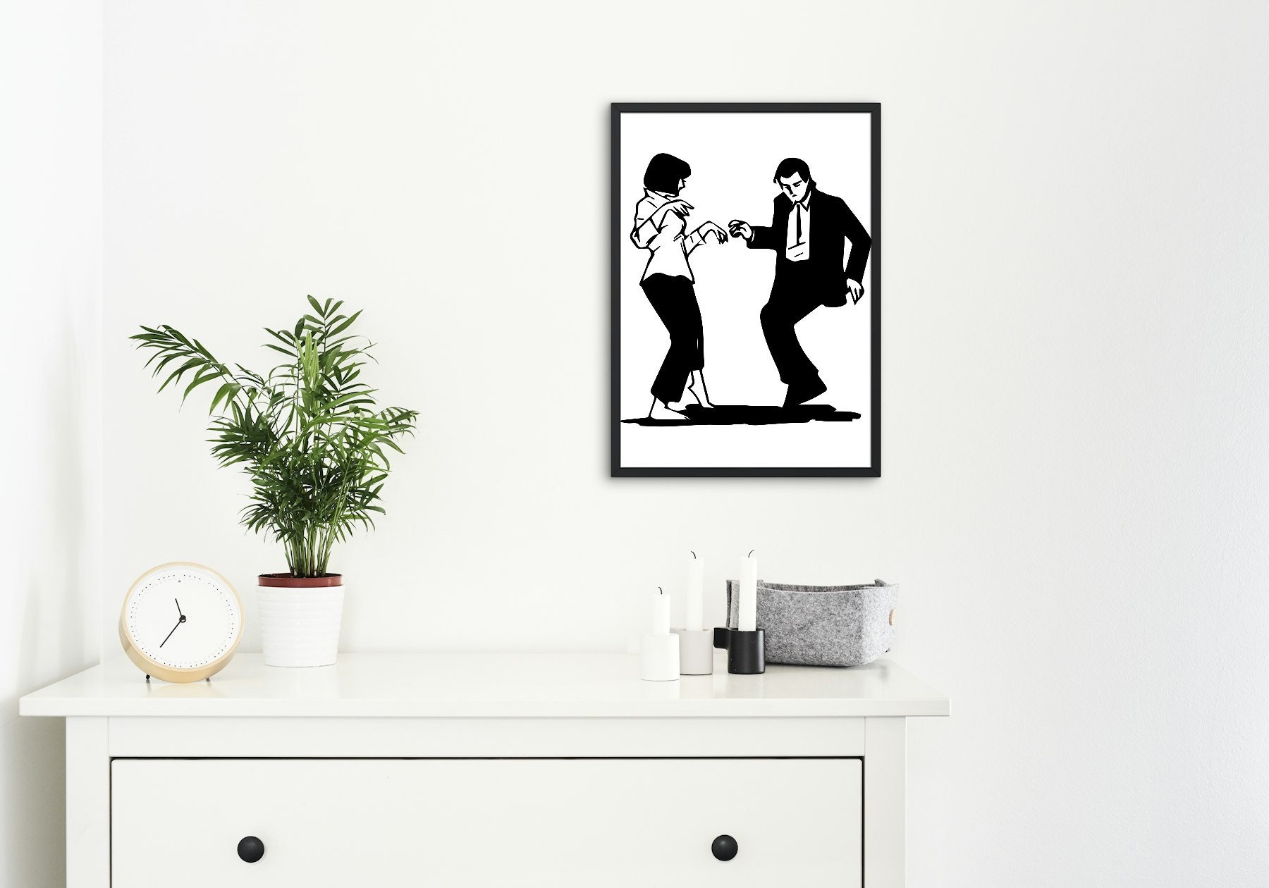 Pulp Fiction Twist Dance Svg | Mia Wallace Svg | Quentin Tarantino Svg ...