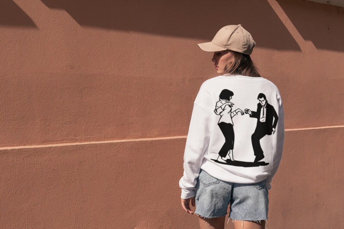 Pulp Fiction Twist Dance Svg | Mia Wallace Svg | Quentin Tarantino Svg ...