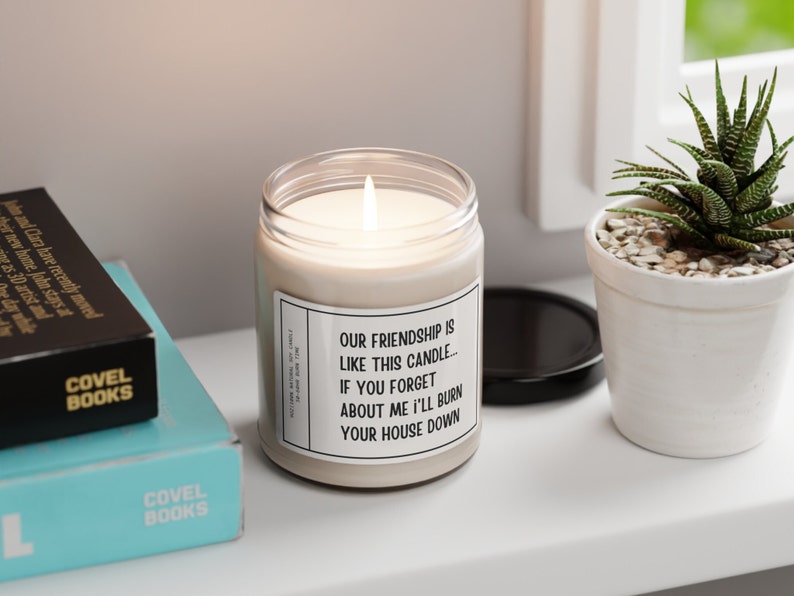 Friendship Candle, Best Friend Gift, Friendship Gift, Our Friendship is ...
