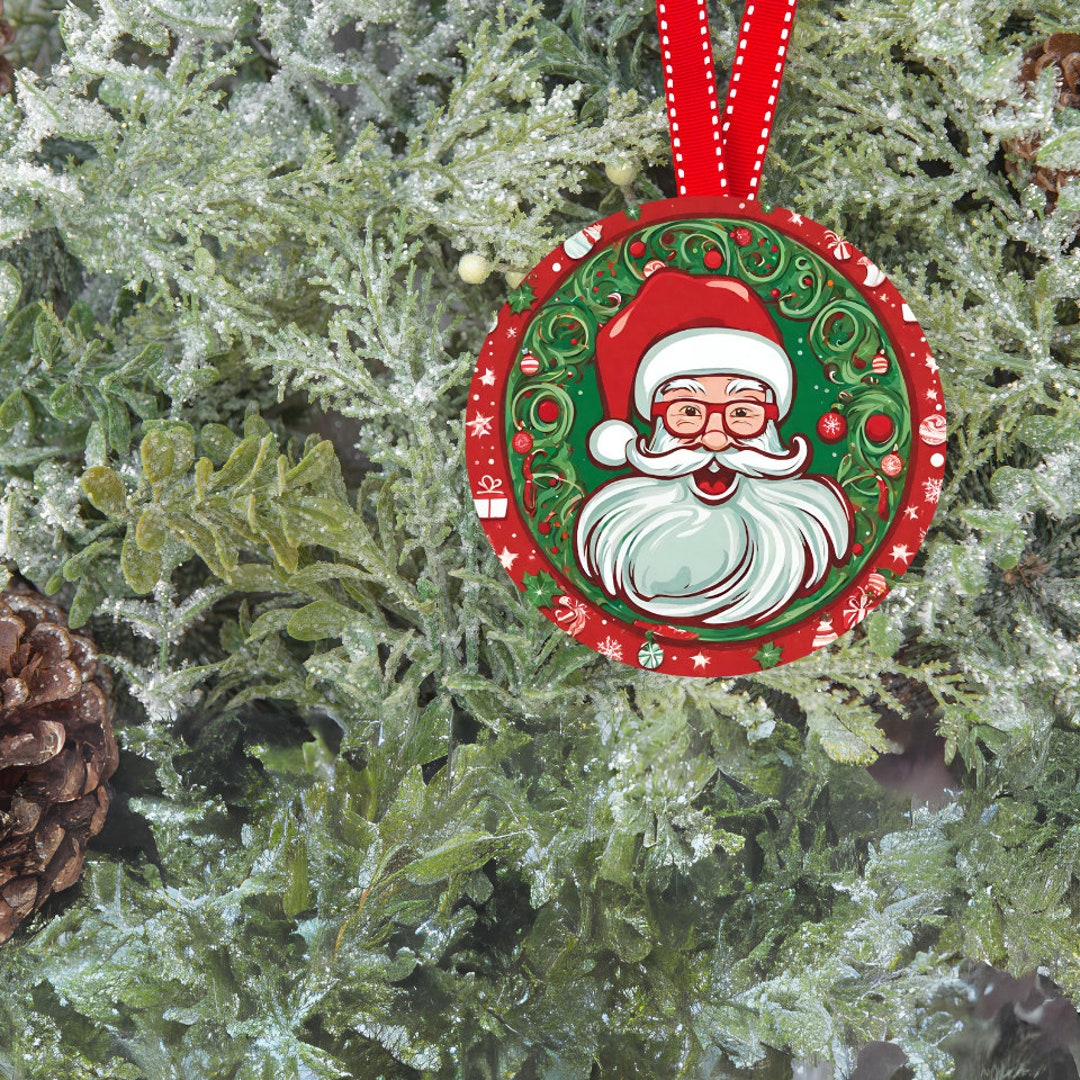 Funky Santa Fiesta Ornament - Funky Santa Fiesta Ornament - Holiday ...