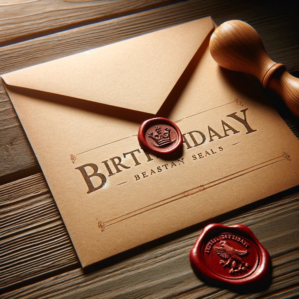 Handcrafted Birthday Card With Original Poem - Personalized Elegant ...