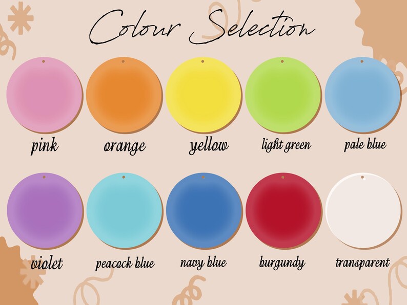 Round Capiz Shells in Various Colors With 1 Hole, DIY Handicrafts for ...