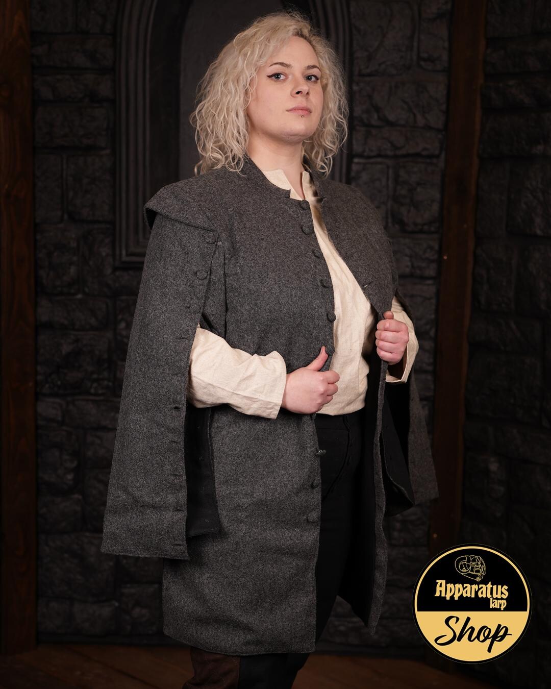 Musketeer Wool Coat Porthos Gray - Etsy