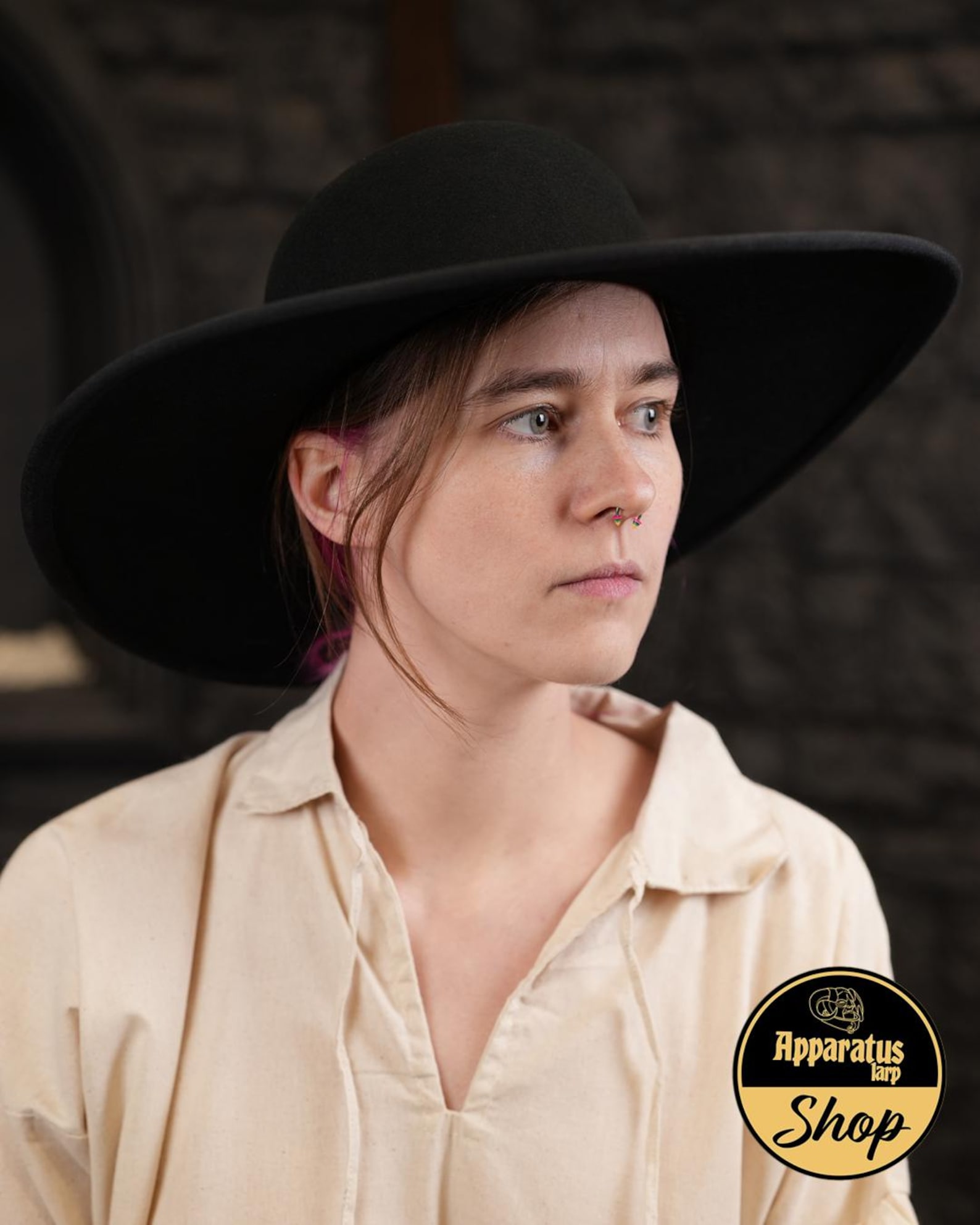 Felt Hat Black - Etsy