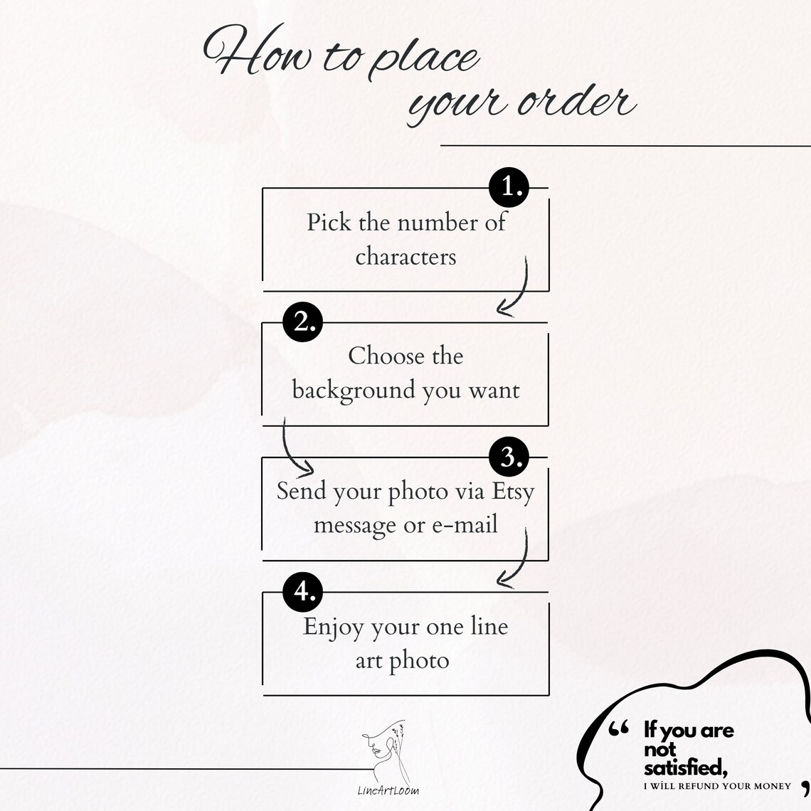 Custom One Line Art Drawing Couple From Photo, Women Day Gift, Custom ...