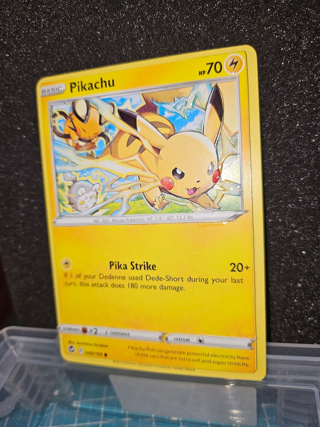 Pikachu 3D Pokemon Card - Etsy