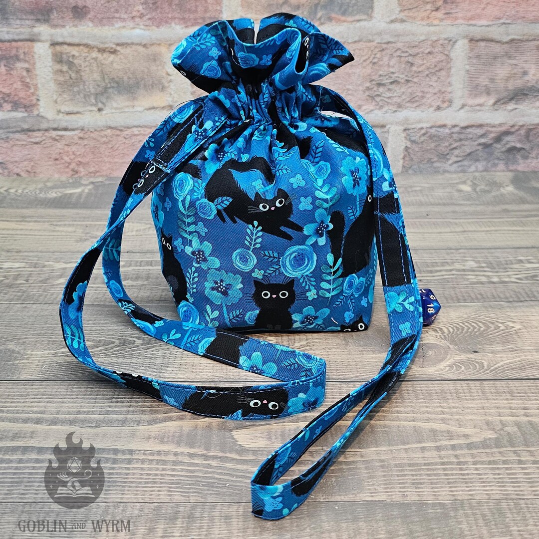 Feed the Void Box Bottom Bag | Handmade Dice Bag - Etsy