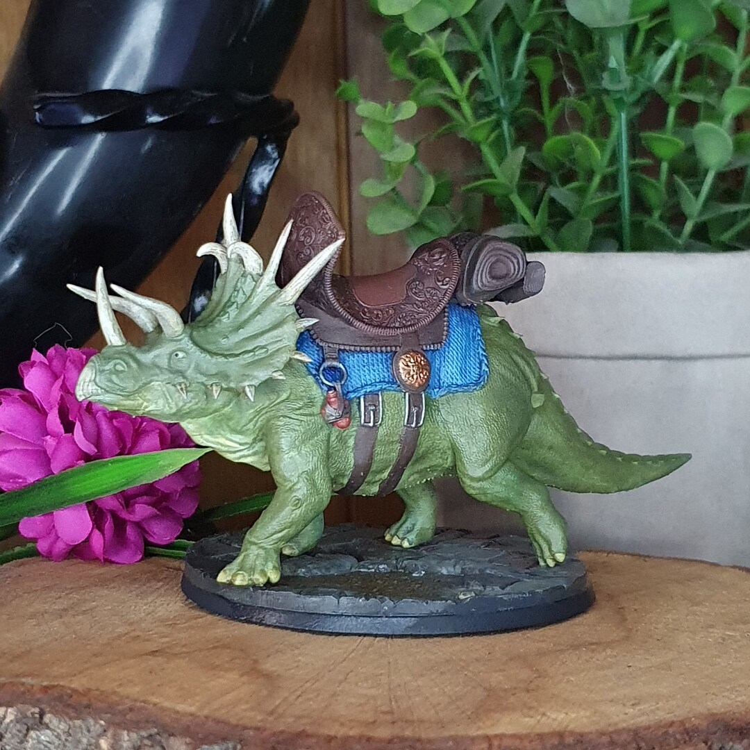 Dinosaur Mount Epic Miniatures Painted Tabletop Miniatures - Etsy