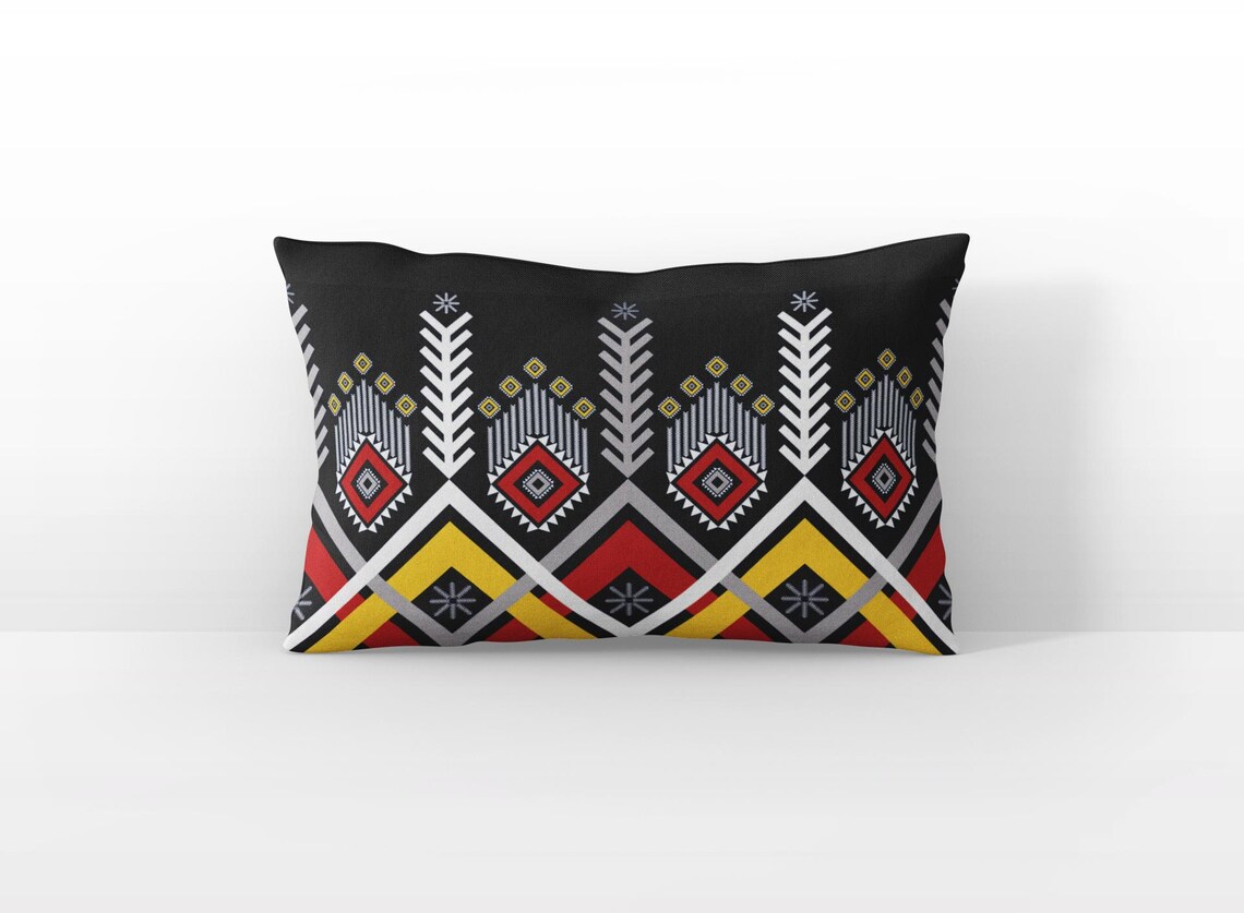 Colorful Aztec Geometric Shape Seamless Pattern SVG, Colorful Aztec ...