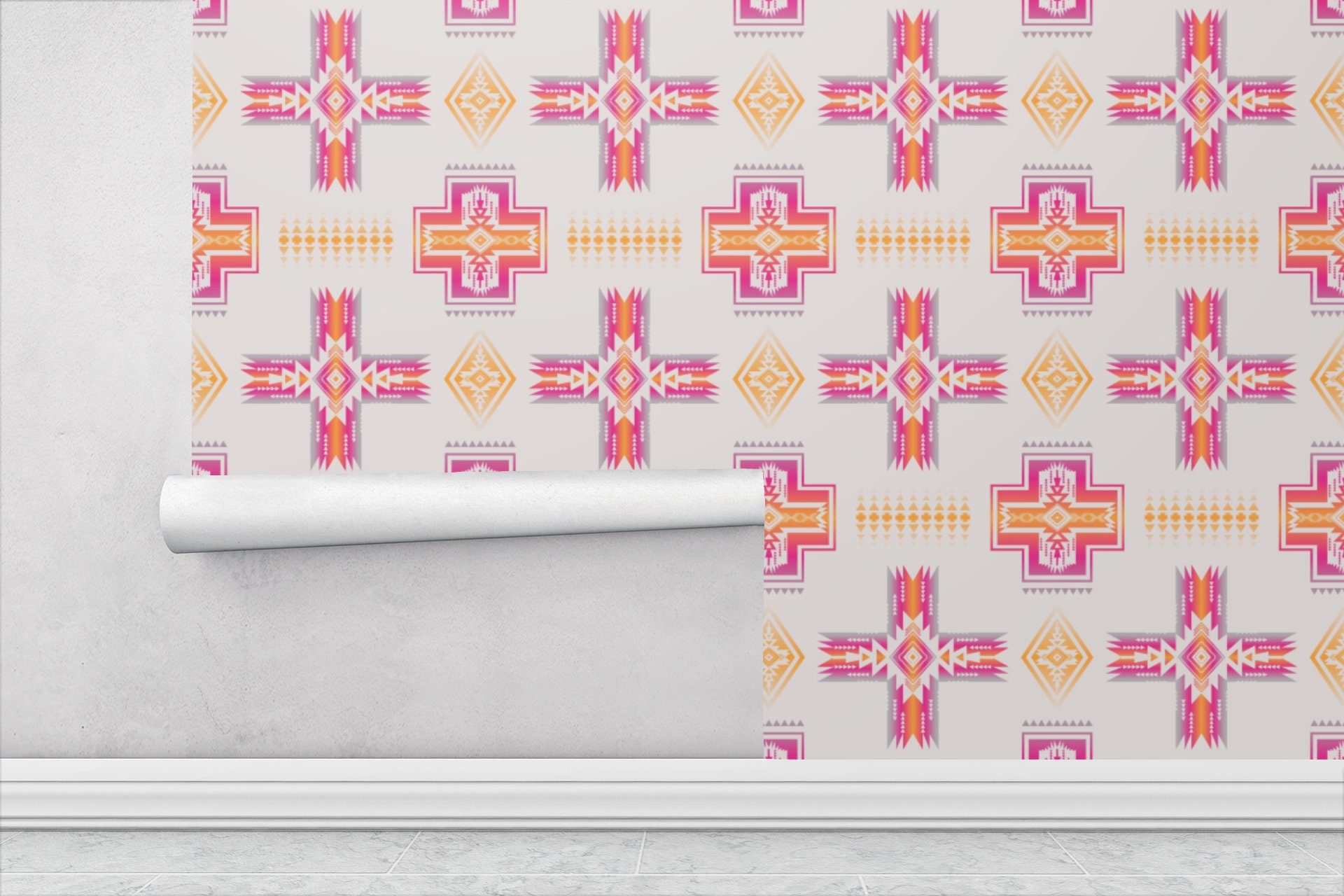 Colorful Native American Southwestern Home Decor Seamless Pattern SVG ...