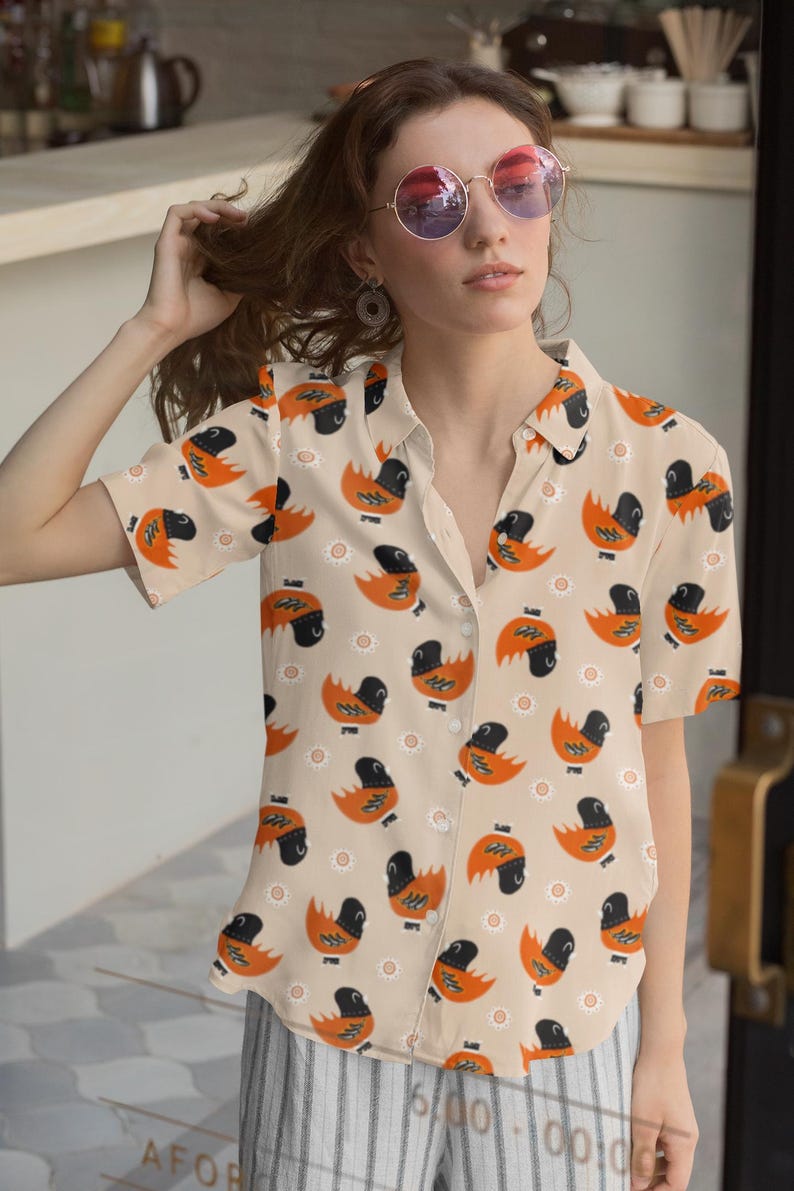 Baltimore Orioles Bird Seamless Pattern PNG, Folk Art Bird Animal ...