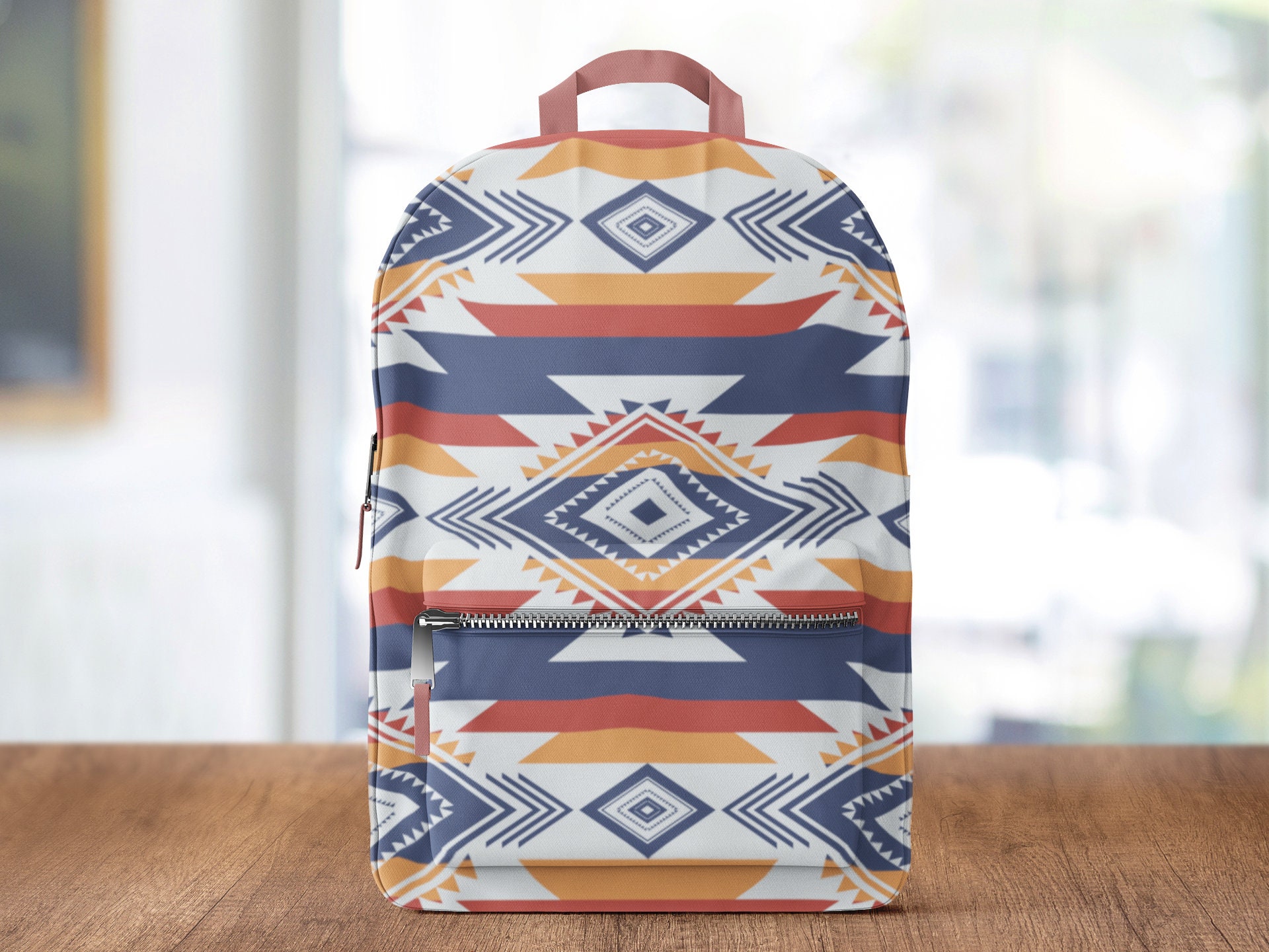 Colorful Native Southwestern Geometric Seamless Pattern SVG, Aztec ...