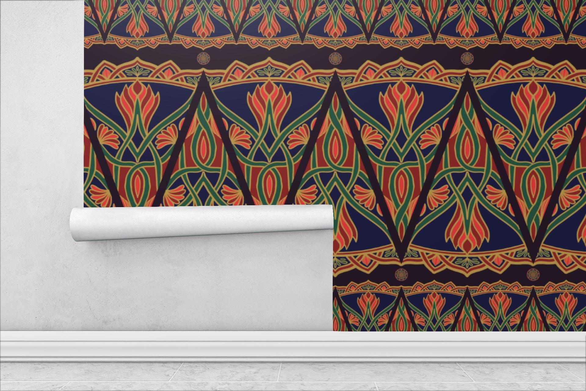 Traditional Indian Inspired Seamless Pattern, Indian Pattern Digital ...