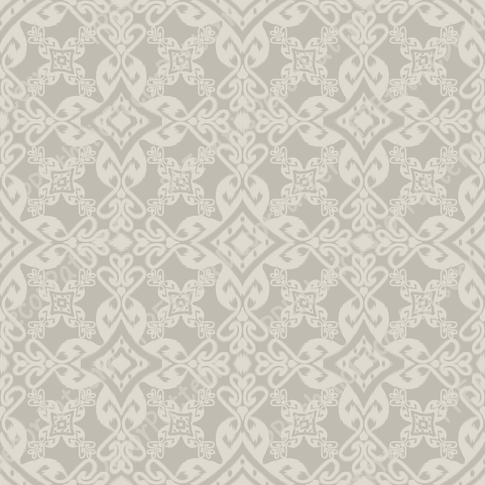 Beige Ikat Floral Paisley Seamless Pattern PNG, Ikat Floral Paisley ...