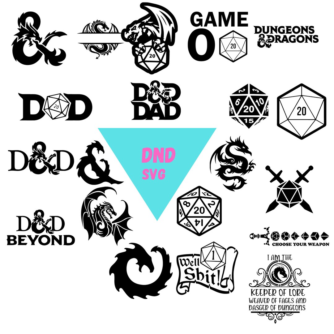 Paquete Dnd Svg, paquete Dnd Png, diseños Dnd, llorar es un svg de ...