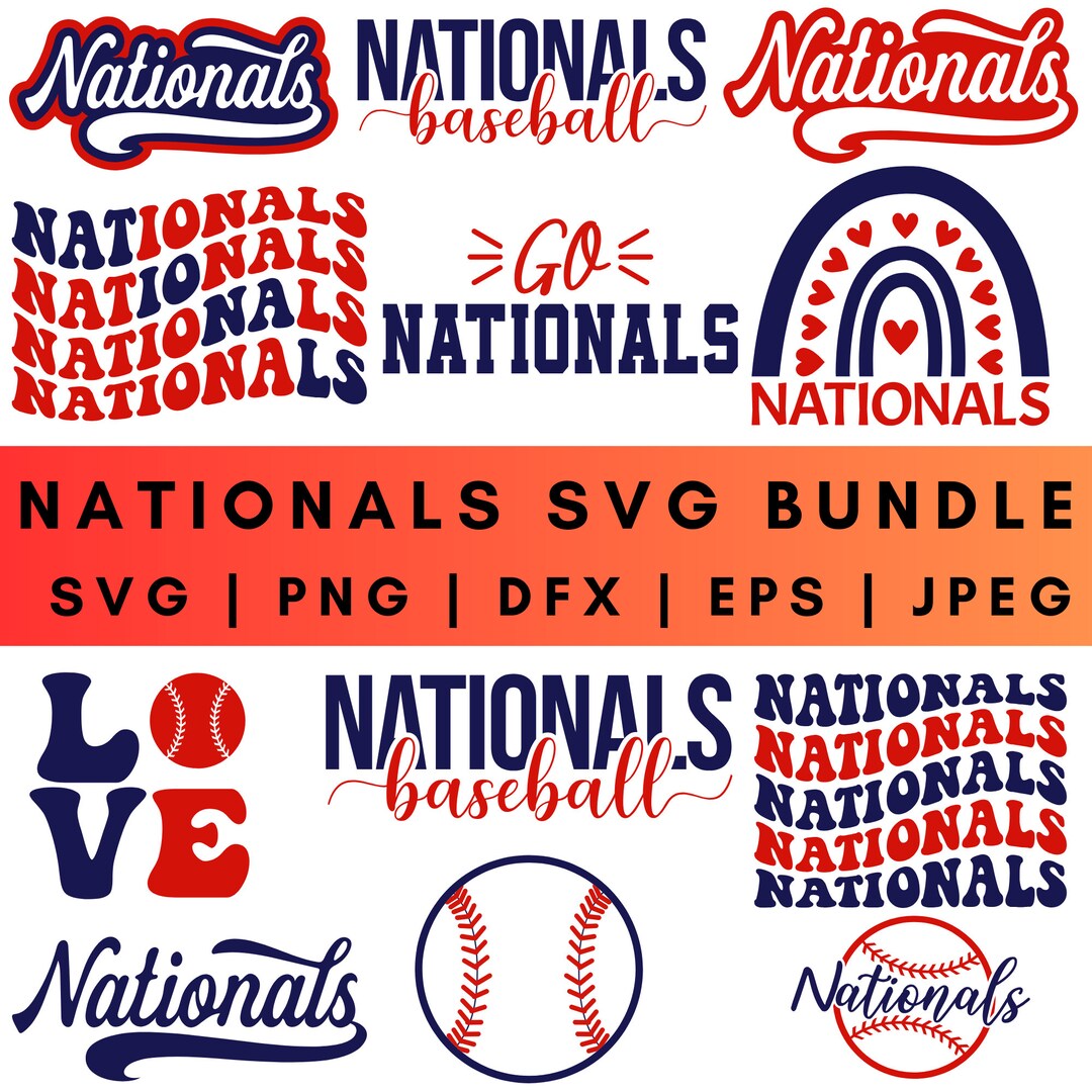 Nationals Svg Bundle, Nationals Png Bundle, Nationals Shirt Svg ...