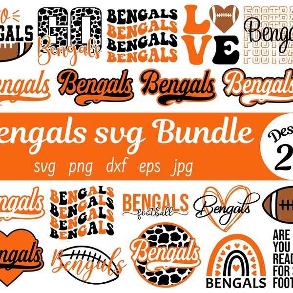 Bengals B Svg - Etsy