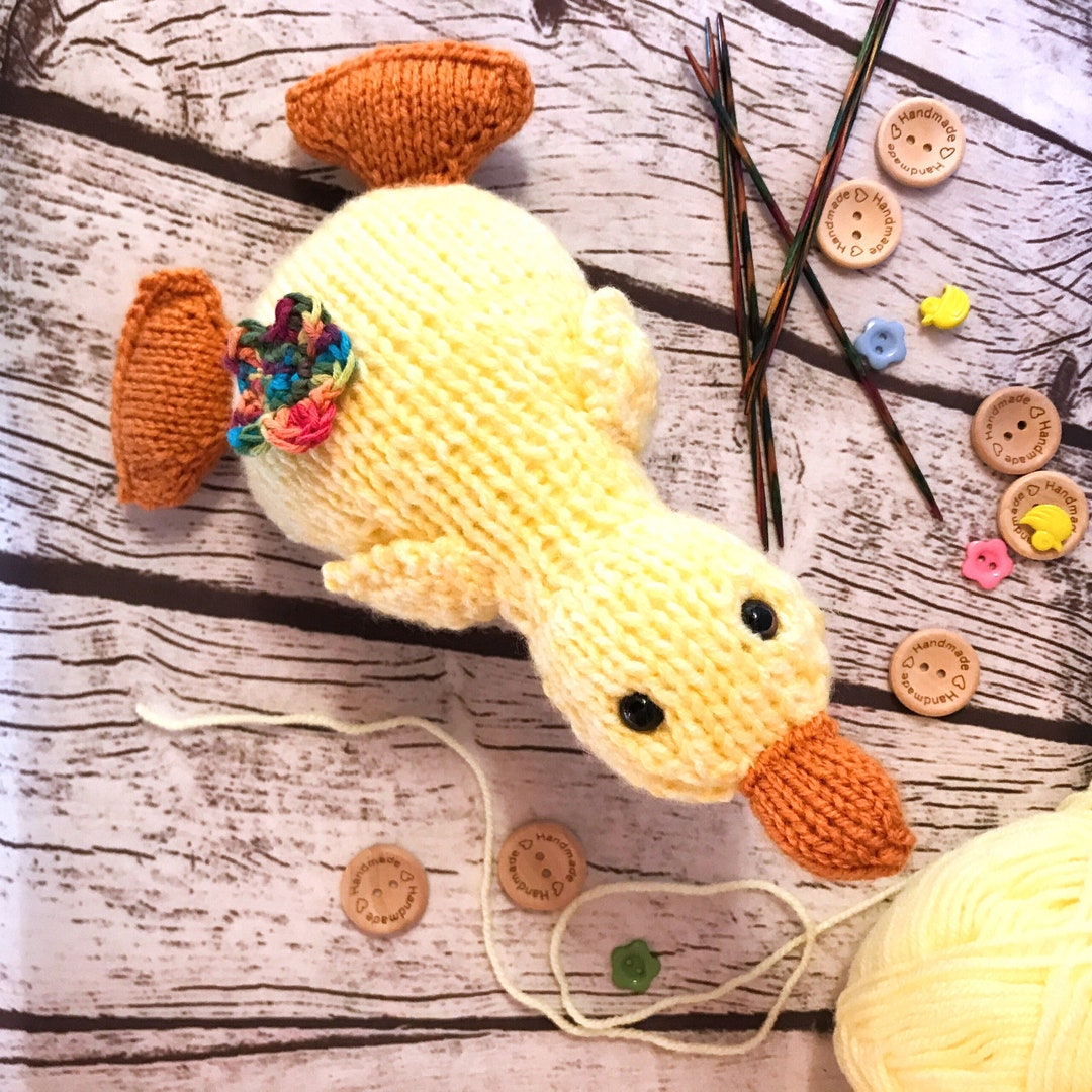 Knitting Pattern (english/german) for the Little Duck Holly; PDF File ...