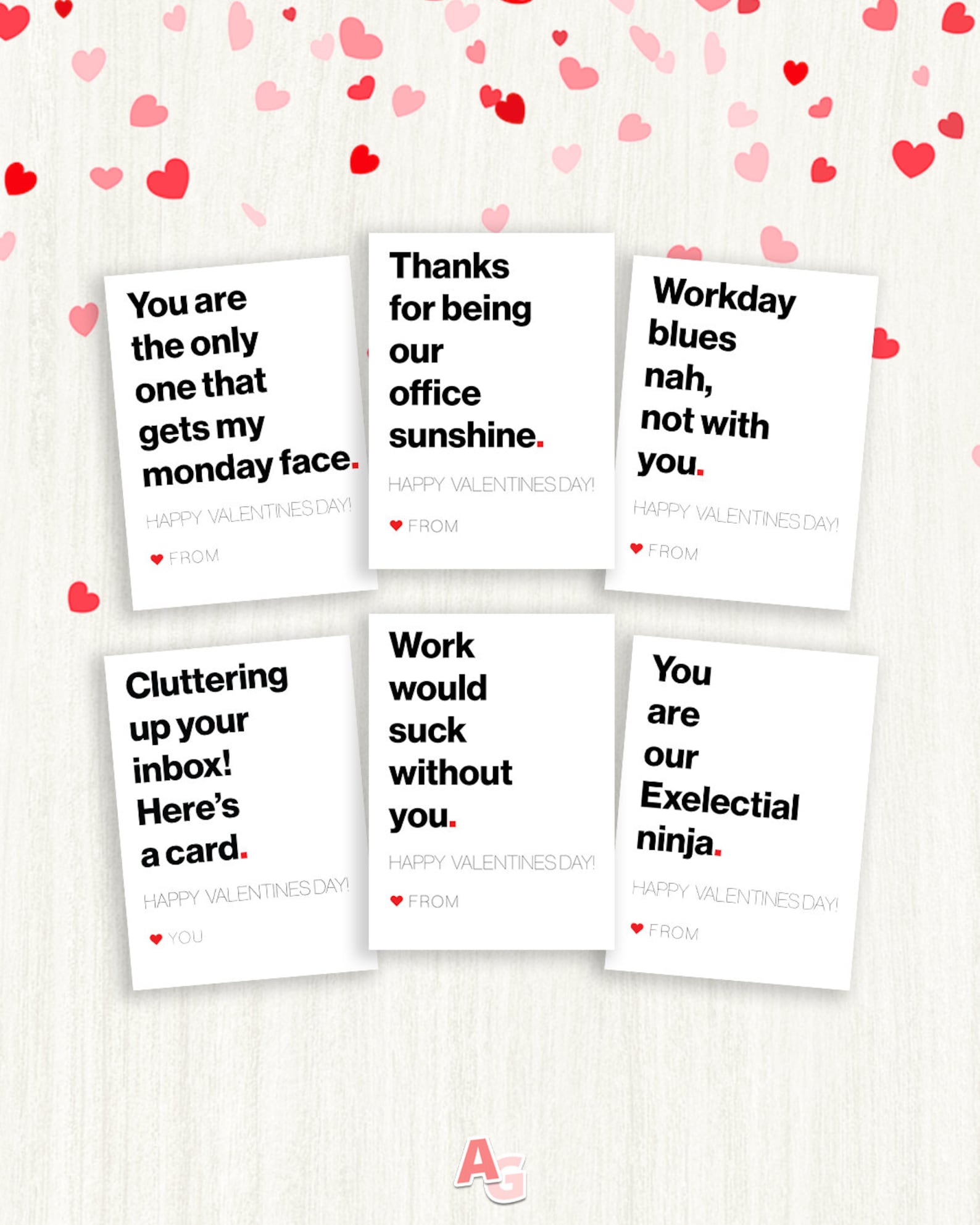 12 Coworker Valentine Ecards, Funny Workplace Valentine's Ecards ...