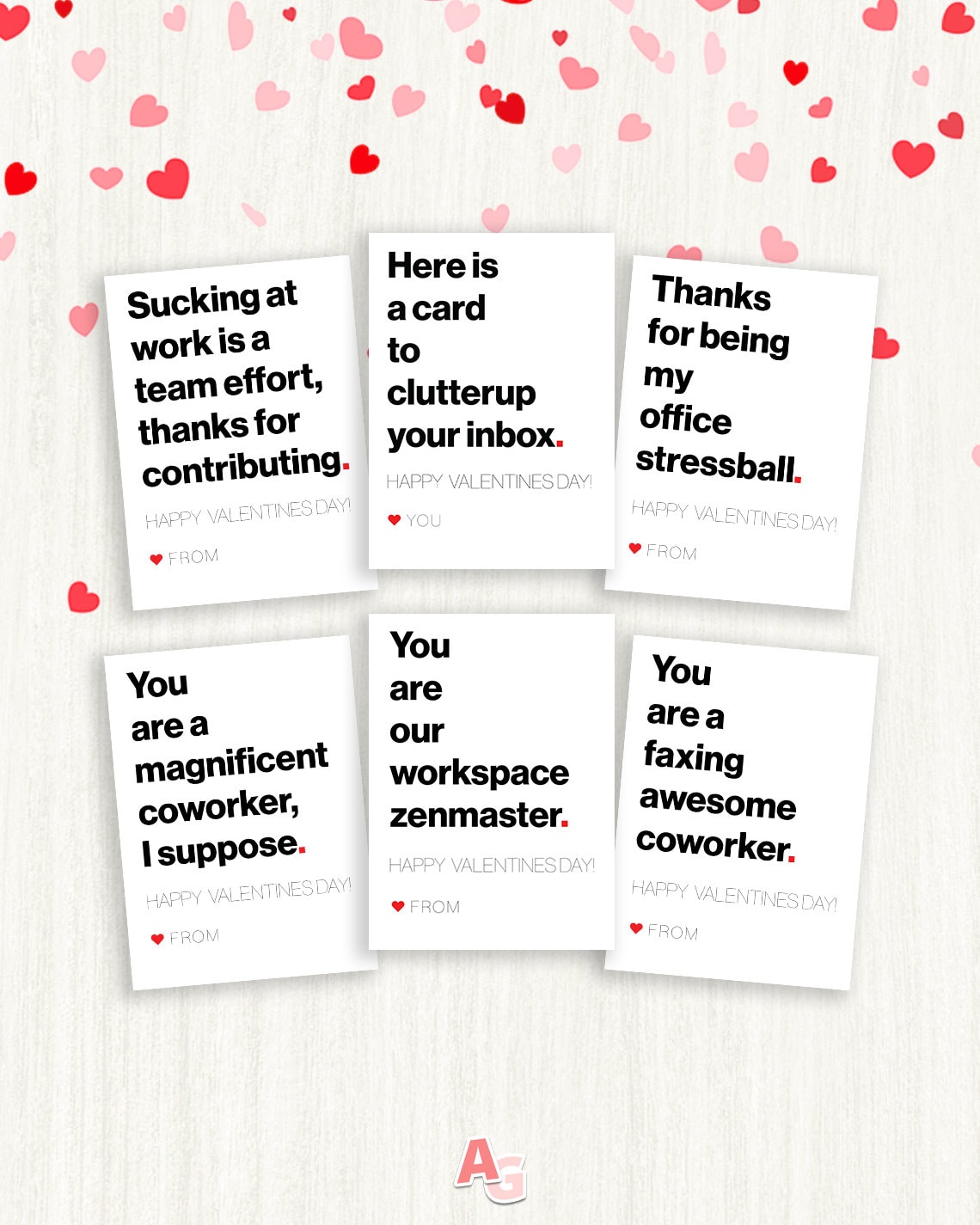 12 Coworker Valentine Ecards, Funny Workplace Valentine's Ecards, Office Valentine's Day ...