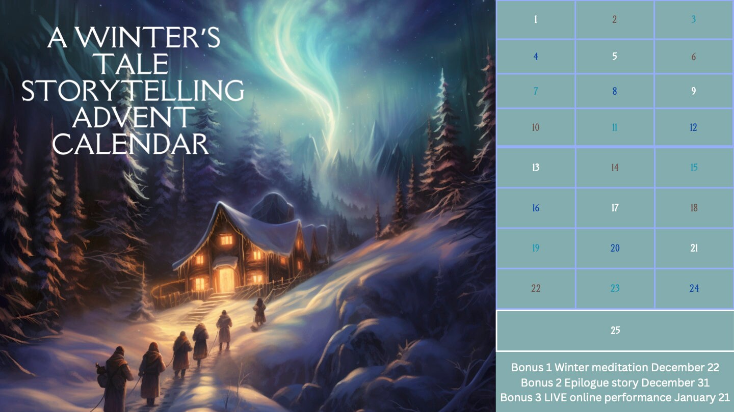 Storytelling Advent Calendar Adult Magical - Etsy