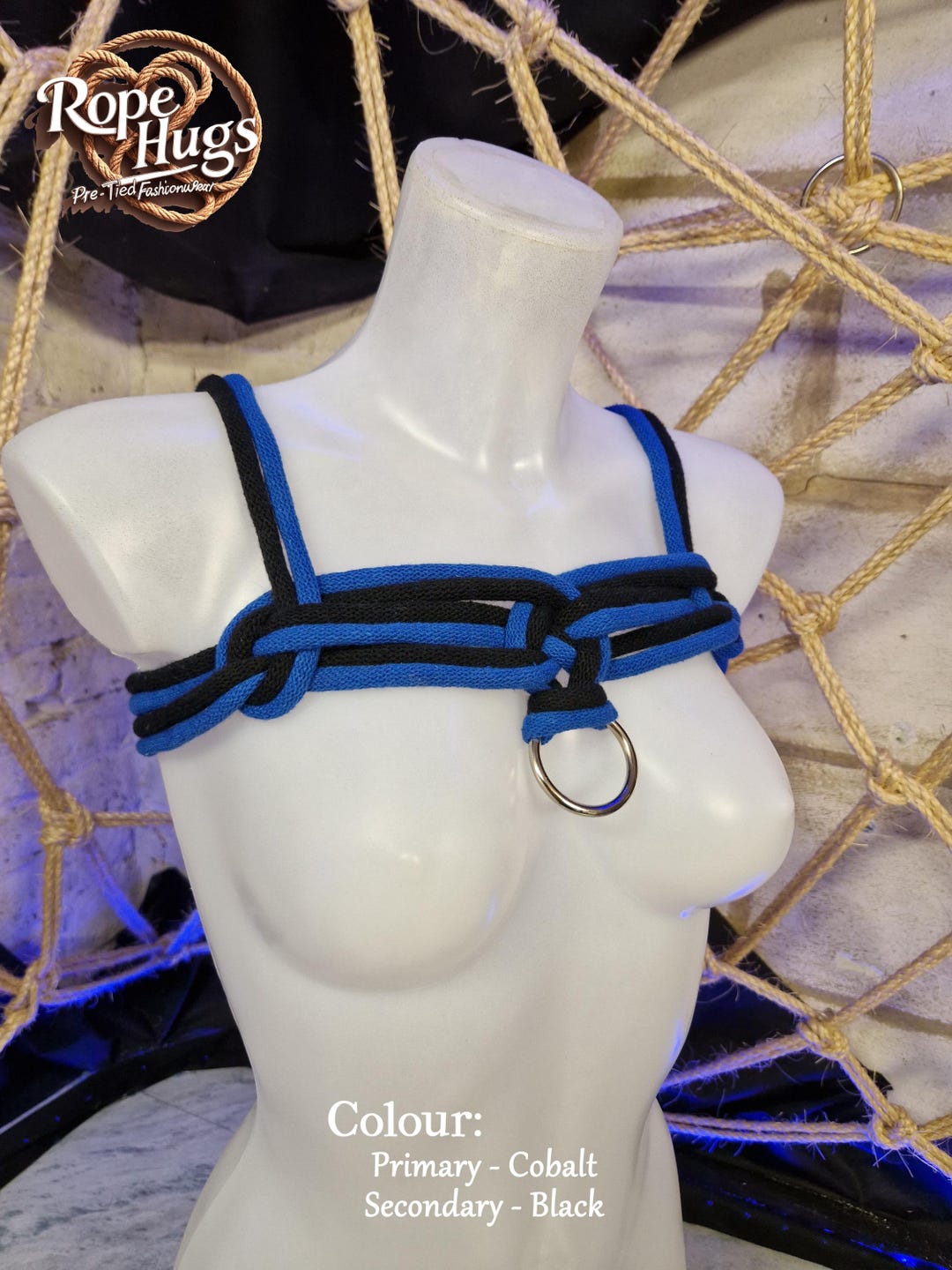 Bulldog Style Shibari Rope Bondage Chest Harness Bikini Rope Dress Hishi Karada - Etsy