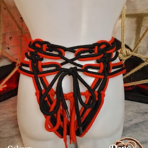 Shibarbi Girl Hip Harness Shibari Style Ropekini Hishi Karada Bikini ...