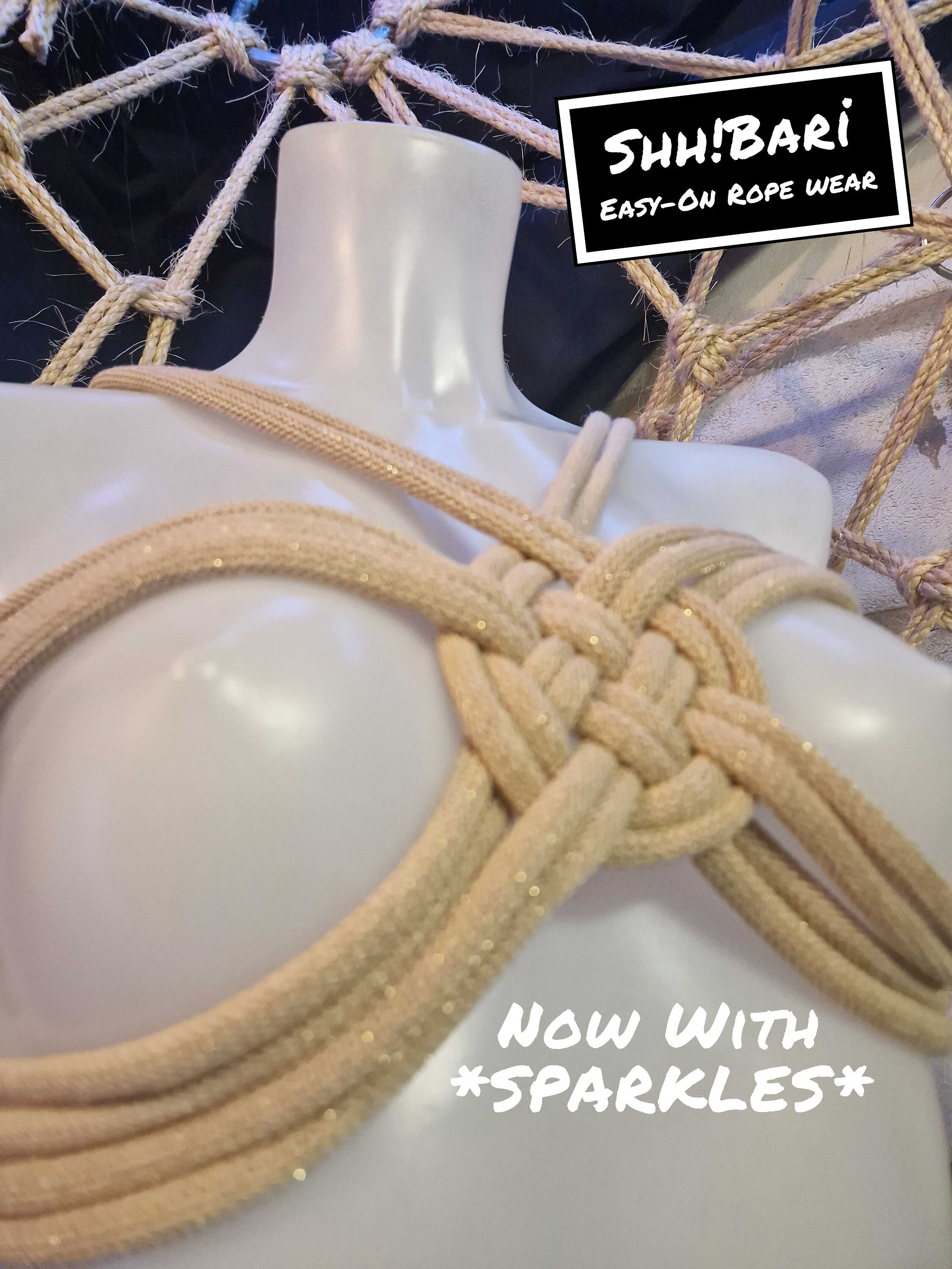 Teardrop Weaver Shibari Rope Bondage Style Chest Harness Ropekini Pre ...