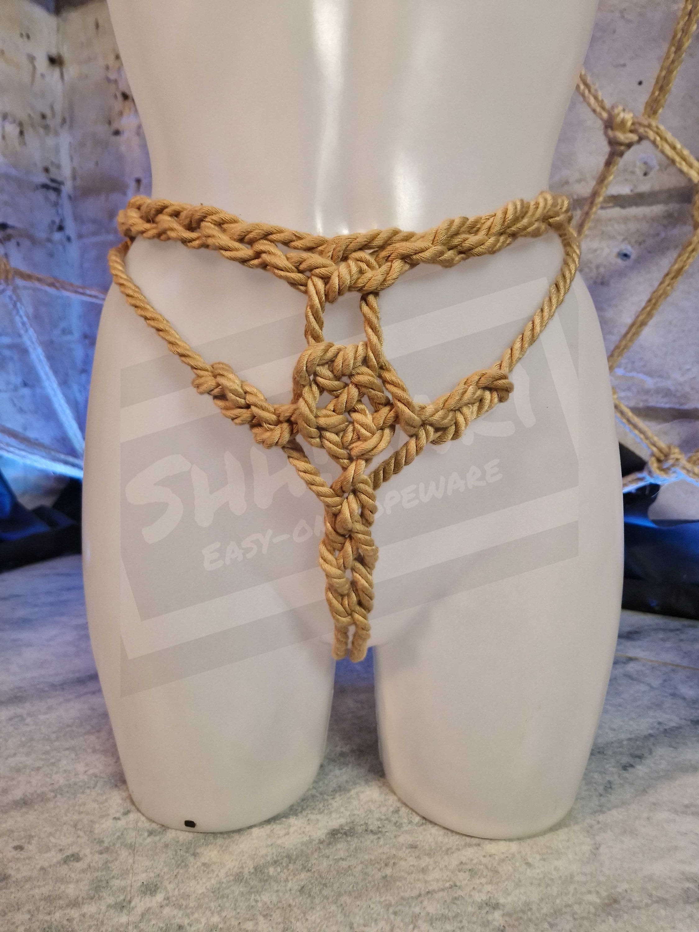 Pantie Weave Shibari Style Ropekini Bottom Rope Dress Thong - Etsy