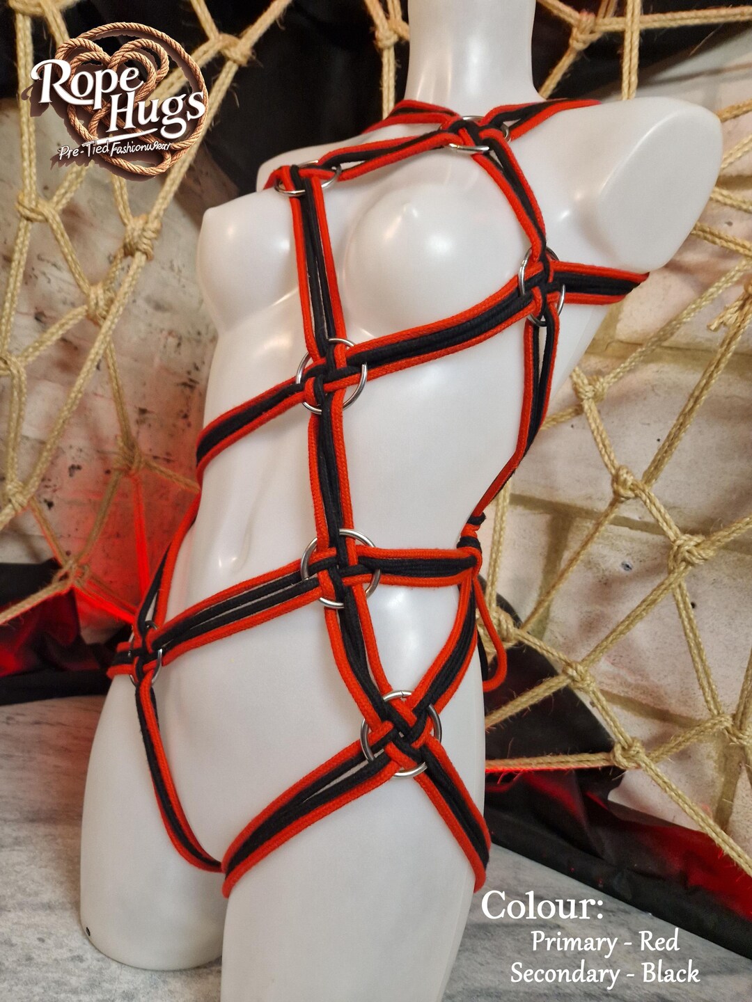 Frankie's Bunny Shibari Rope Bondage Style Pre-tied Full Body Harness Hishi Karada Rope Dress - Etsy