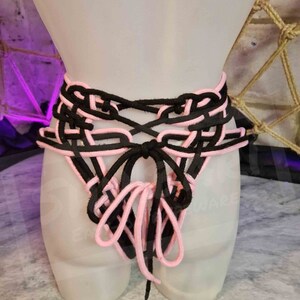 Shibarbi Girl Hip Harness Shibari Style Ropekini Hishi Karada Bikini ...