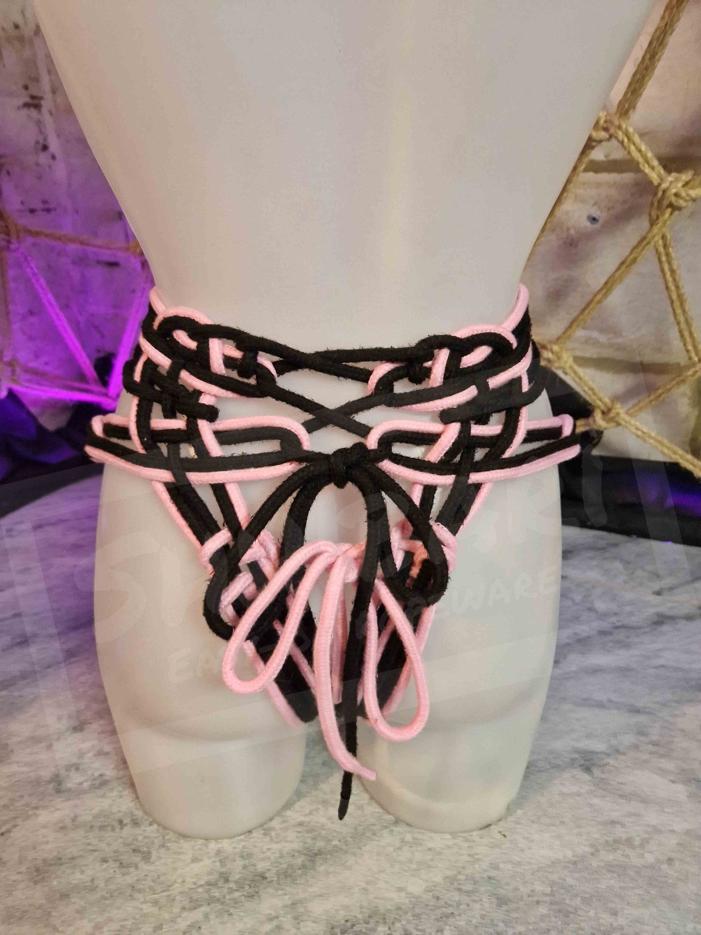Shibarbi Girl Hip Harness Shibari Style Ropekini Hishi Karada Bikini Rope Dress - Etsy