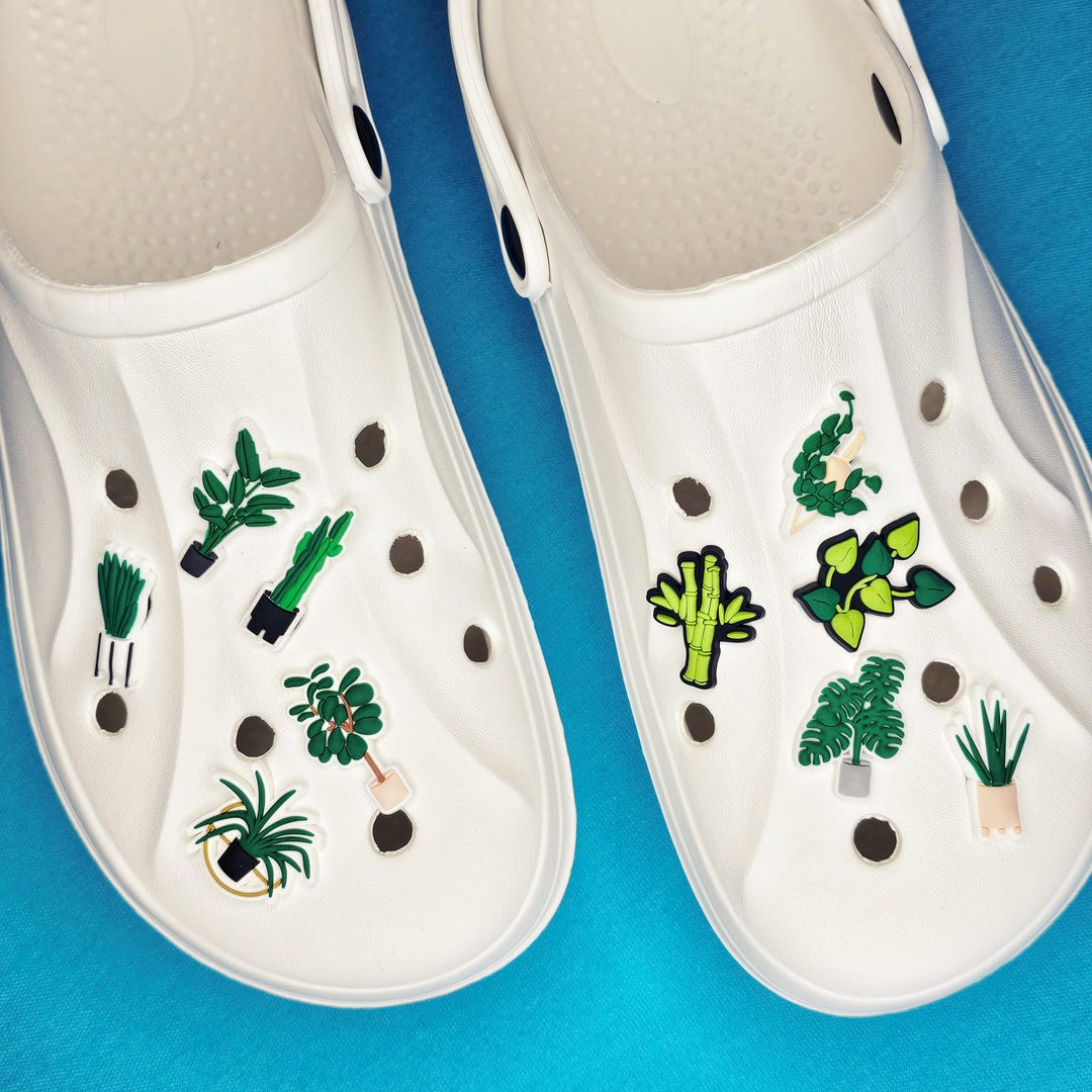Croc Charms Shoe Badges Home Plants Bamboo Plants in Pots - Etsy UK