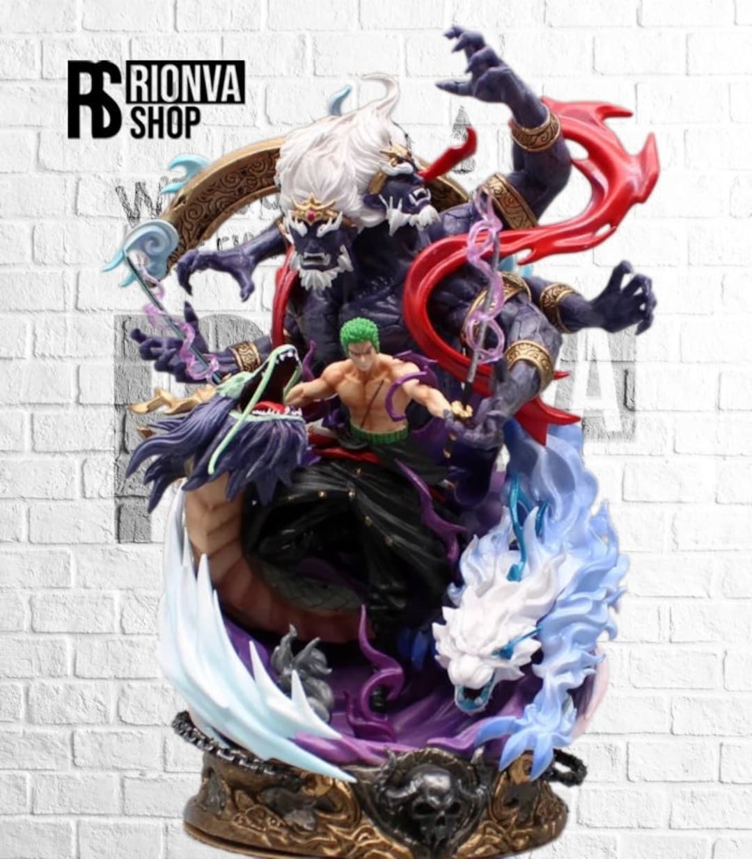 Roronoa Zoro One Piece, One Piece Figure, Figurine, Statue, Standee ...