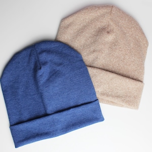 Beanie PDF Sewing Pattern for Kids and Adults, Download Unisex Hat Easy ...
