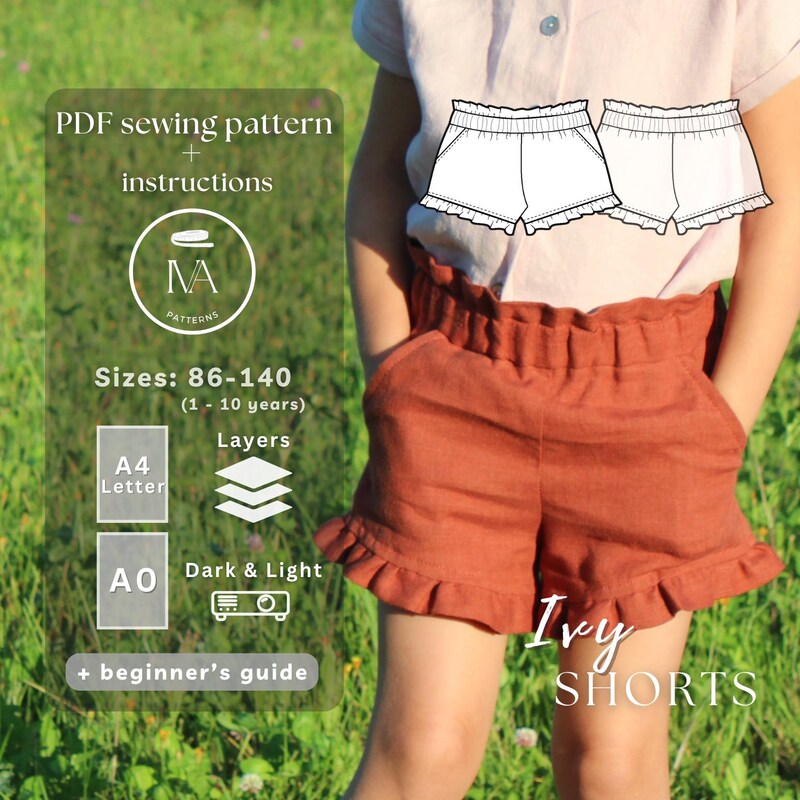 Ruffle Shorts - Etsy