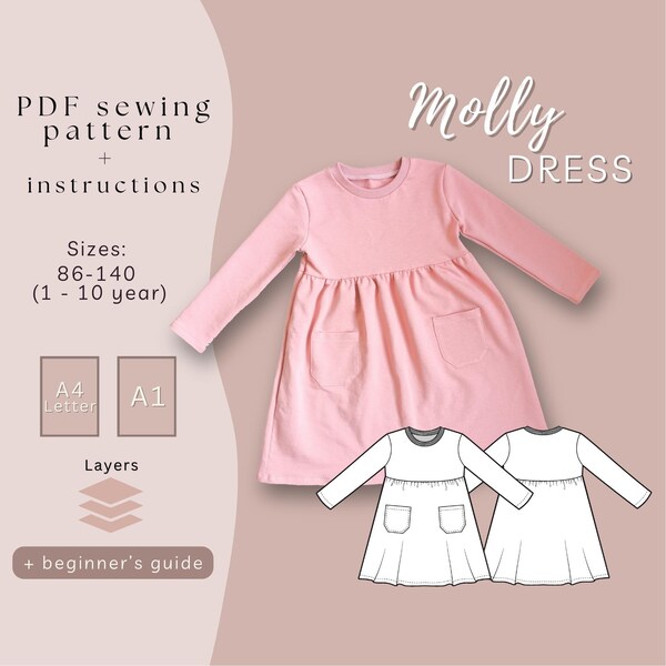 Toddler Girl Sewing Patterns - Etsy