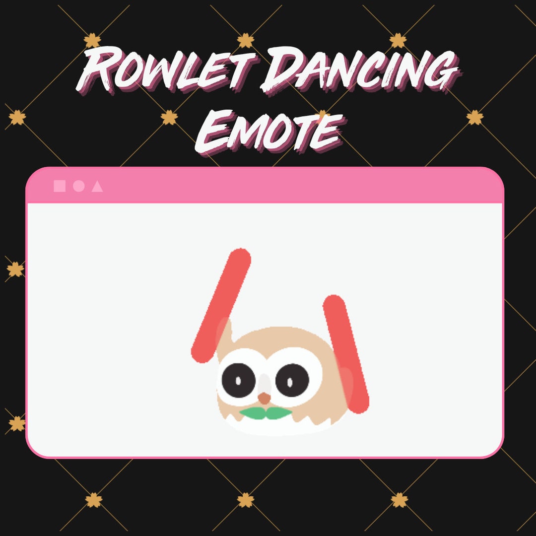 Animated Dancing Rowlet Emote - Discord, Youtube, Twitch. - Etsy
