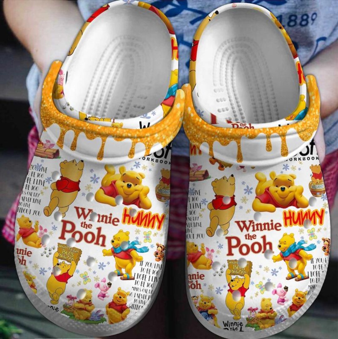 Custom Winnie the Pooh Cartoon Shoes,mens Womens Sandals, Pooh Summer ...