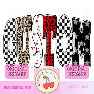 Preppy Custom PNG, Edgy Custom Design, Trendy Custom PNG, Trendy Png ...