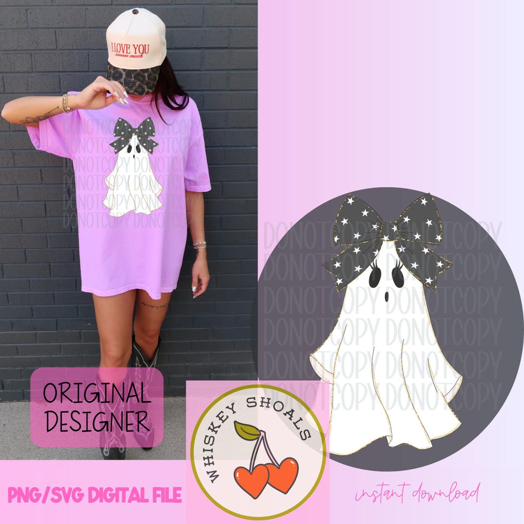 Spooky Coquette Ghost PNG, Boo PNG, Spooky PNG, Halloween Png, Ghost ...