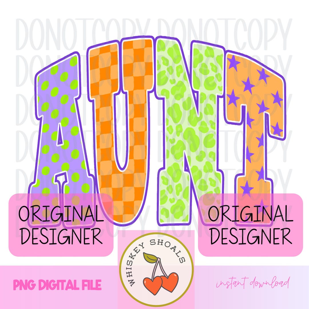 Retro Aunt PNG, Trendy Aunt Png, Checkered Varsity Design, Aunt Png ...