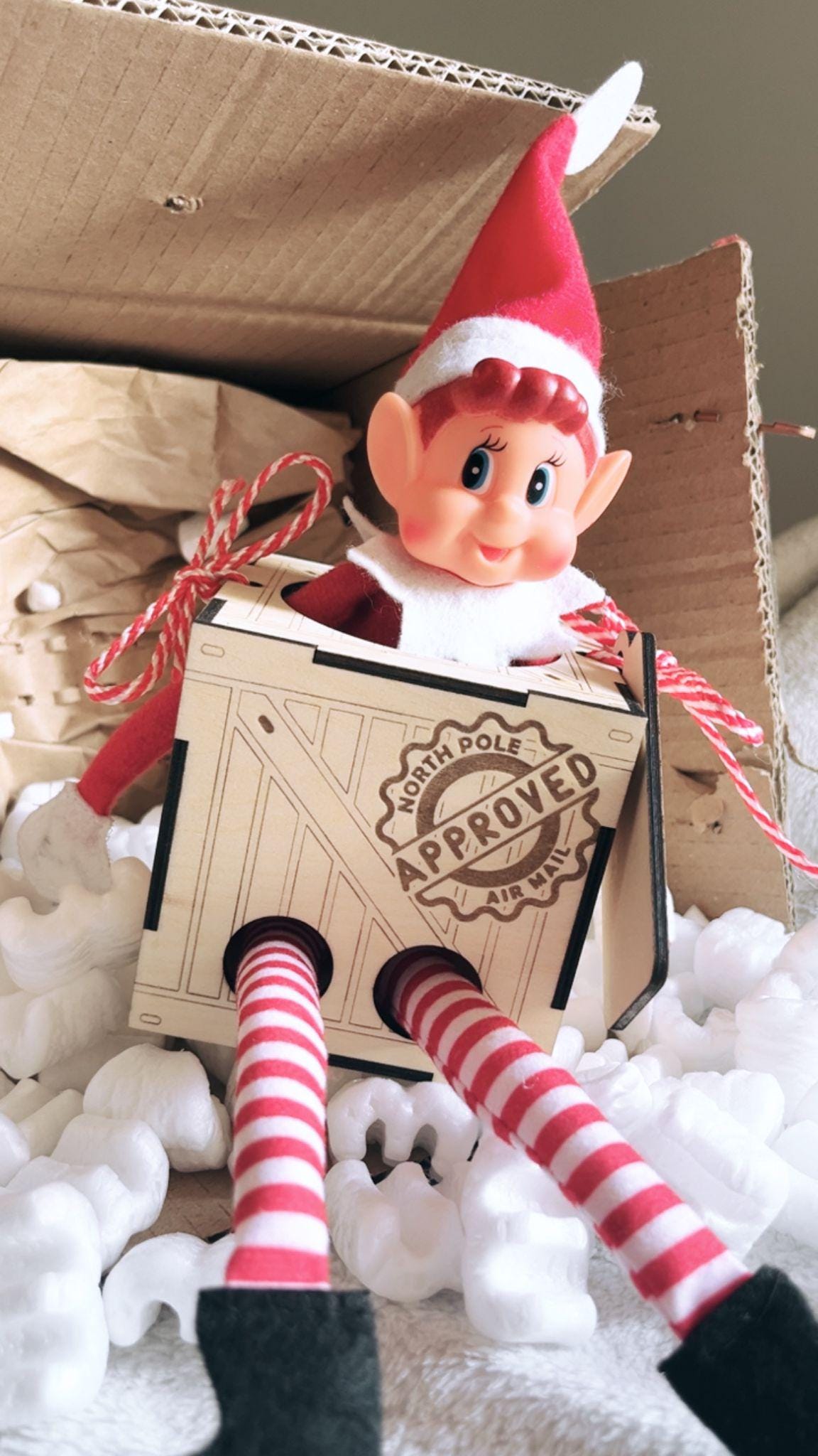 North Pole Elf Box | Laser Cutting & Engraving | Christmas | Digital ...