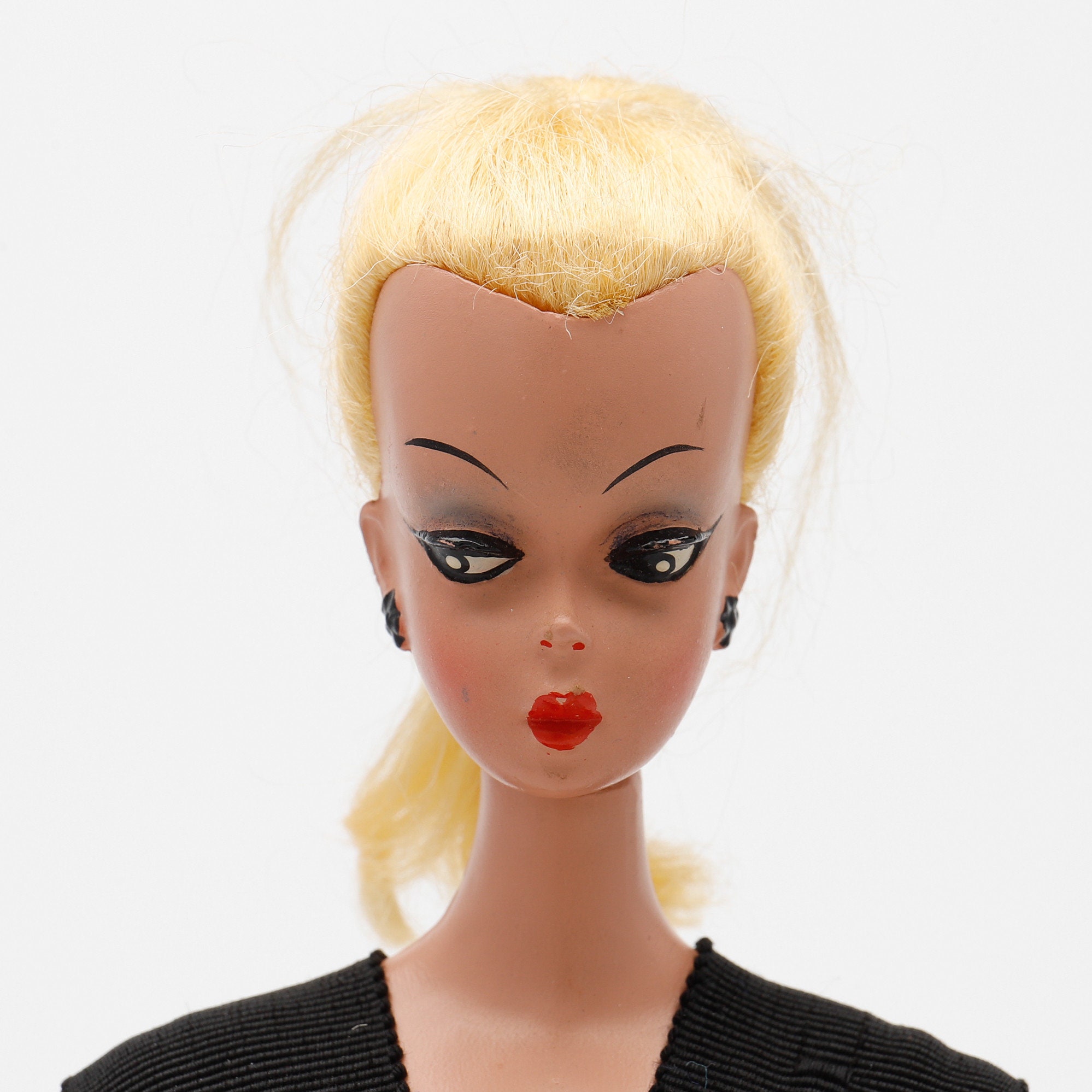 Vintage Bild Lilli Doll With Black Clothing and Stand - Etsy