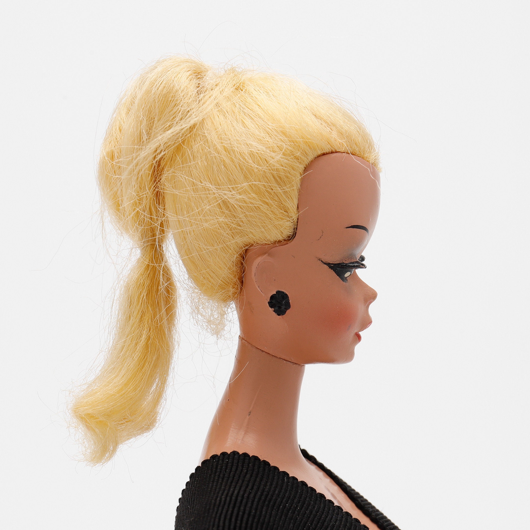 Vintage Bild Lilli Doll With Black Clothing and Stand - Etsy