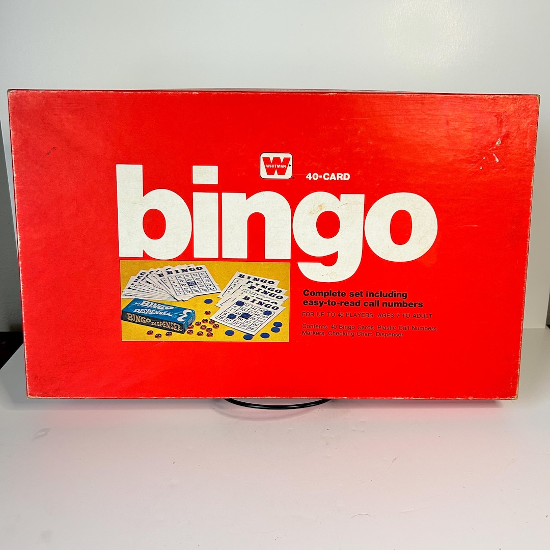 1974 Vintage Bingo Game: Whitman #4709 COMPLETE!!! - Etsy