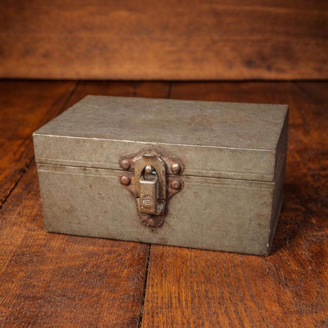 Vintage Engineer Box - Linear Vibration Pickup Box With Hinge by ...