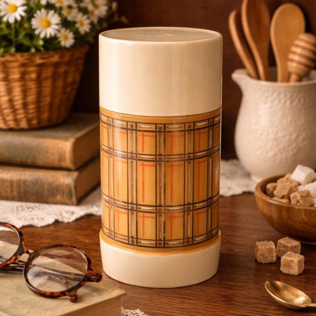 Vintage Aladdin Plaid Thermos: 16 Oz Buy Vacuum Bottle - Etsy