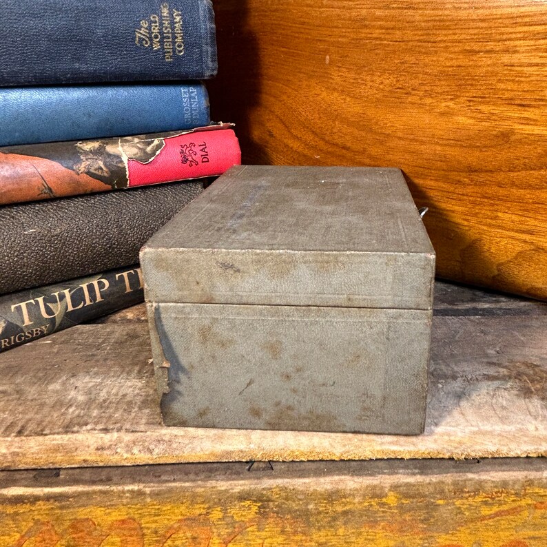 Vintage Engineer Box - Linear Vibration Pickup Box With Hinge by ...