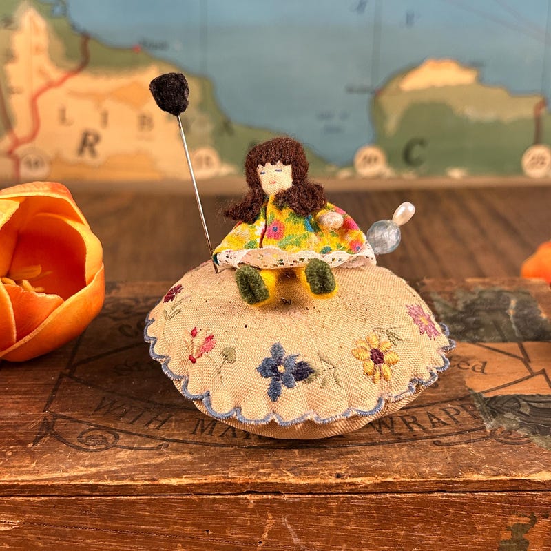 Doll Pin Cushion - Etsy